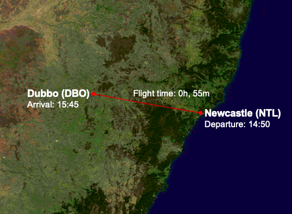 FlyPelican Flight Review (Newcastle-Dubbo) - Australian Frequent Flyer