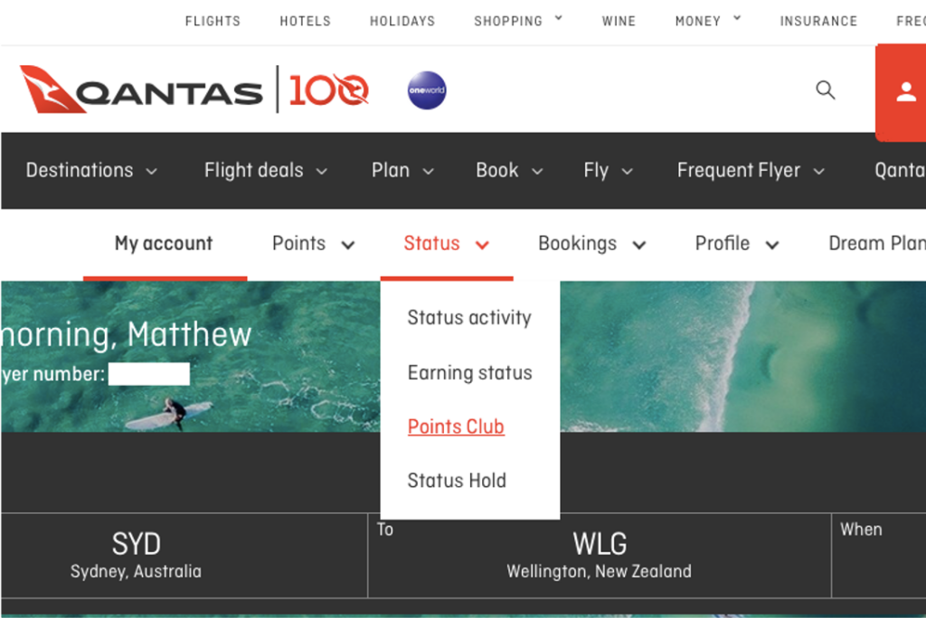 Guide to Qantas Points Club & Points Club Plus