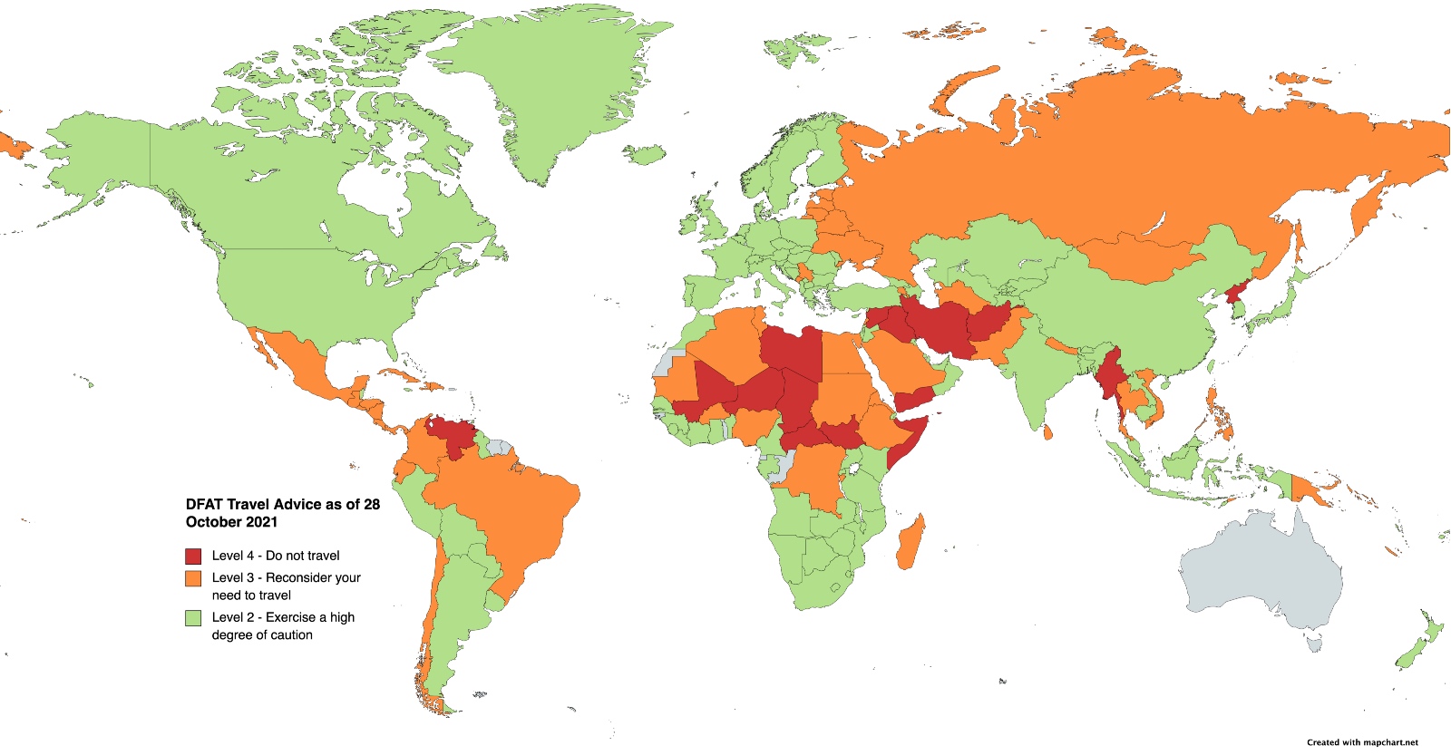 Australia Removes "Do Not Travel" Warning for 162 Countries