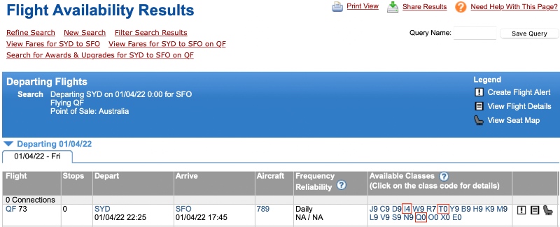 Qantas Platinum Members Can Request Extra Reward Seats