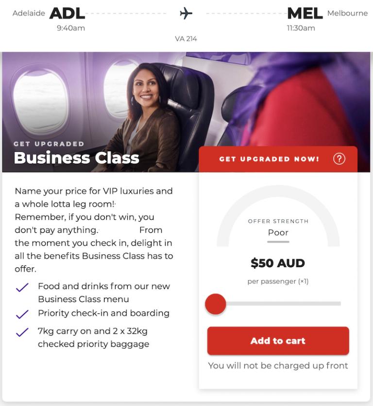 How to Upgrade on Virgin Australia with Points or Money