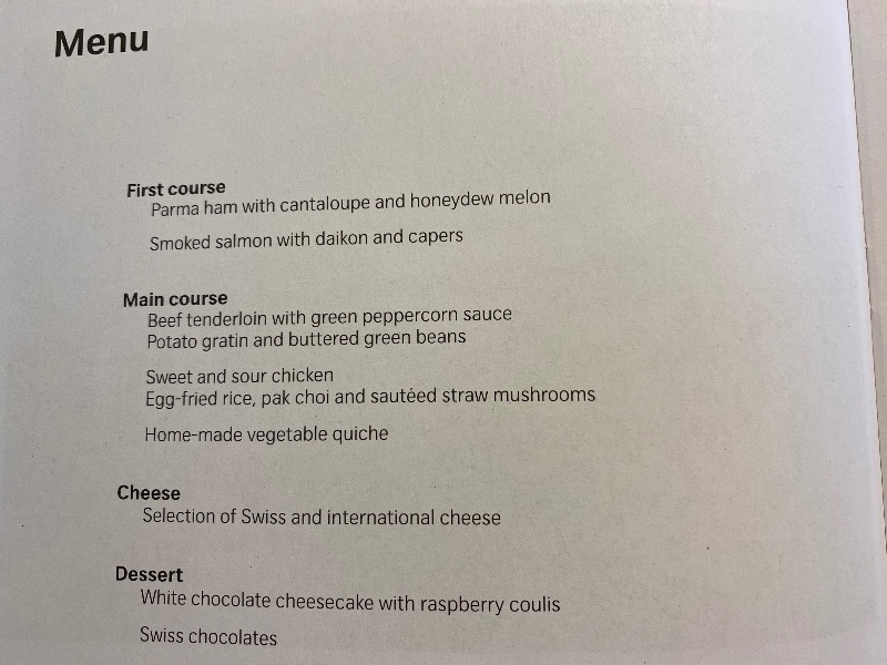 SWISS A340 Business Class Review