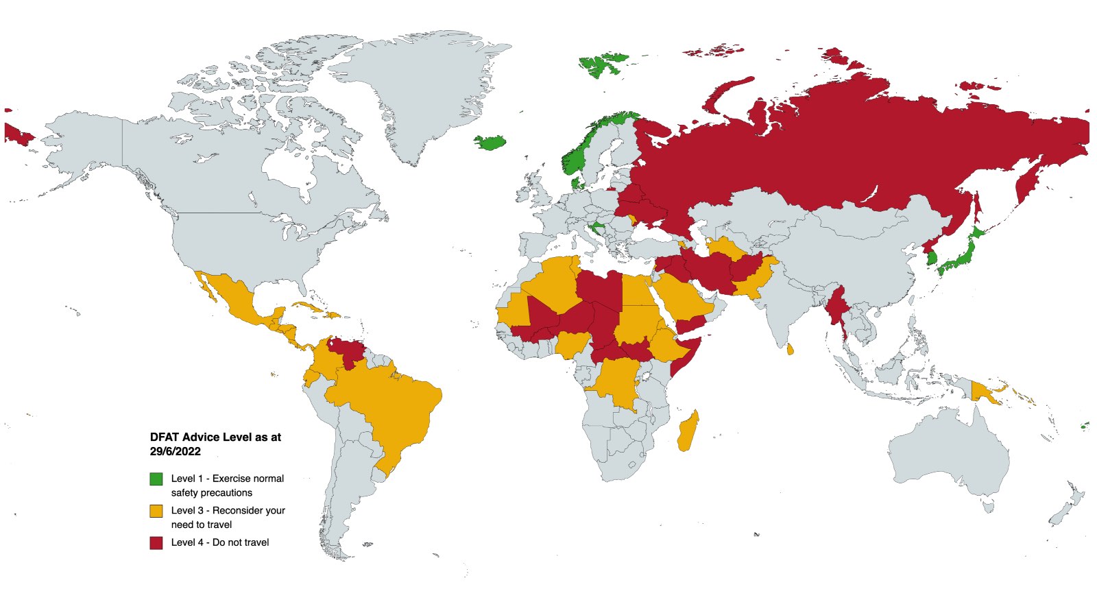The World's Safest Countries According to Australian Government