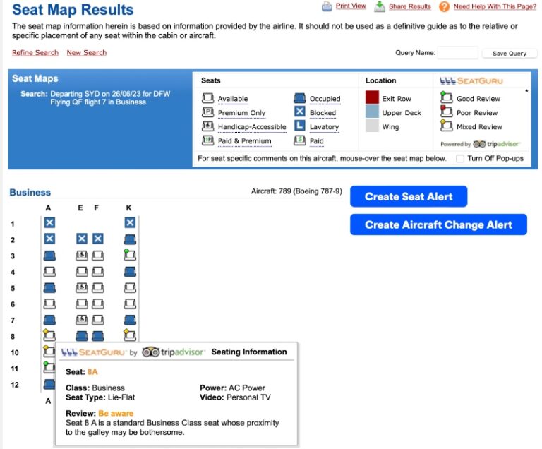 Where to Find Accurate Airline Seat Maps