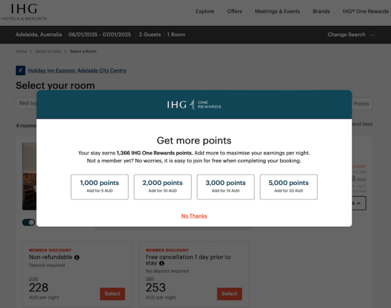 My Personal IHG Hotel Status Strategy