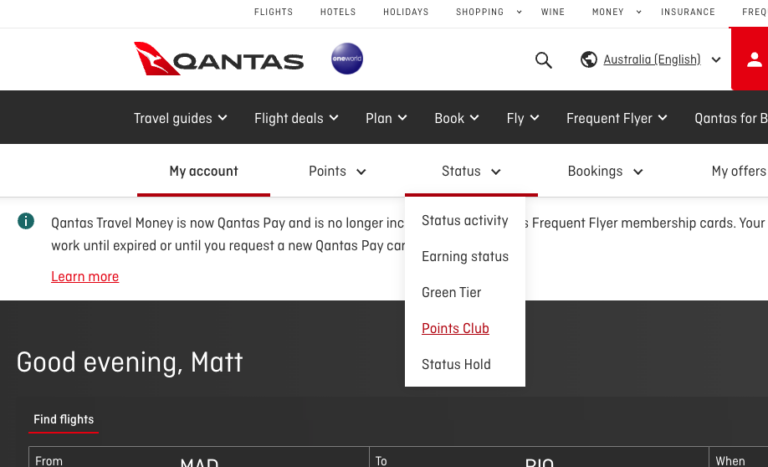How to Maximise Qantas Points Club & Points Club Plus