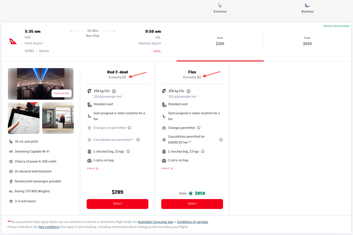 How to Find Your Qantas Fare Class