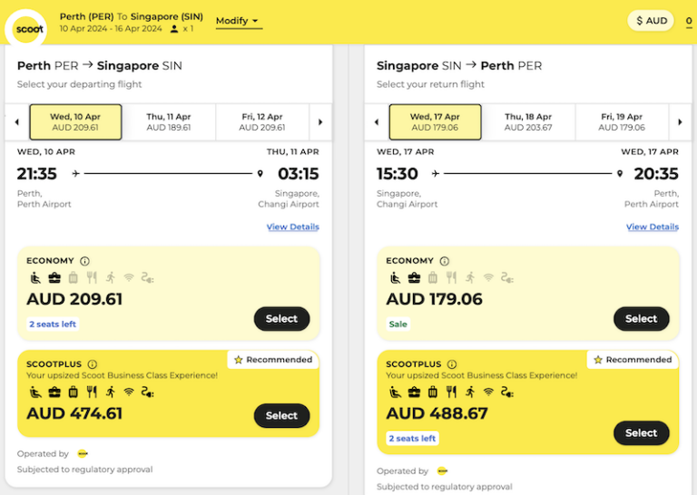 What to Expect When Flying ScootPlus - Australian Frequent Flyer