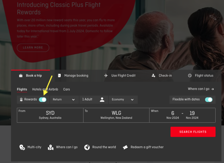 Ultimate Guide to Qantas Classic Plus Flight Rewards