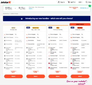 Guide to Jetstar's New Fare Bundles